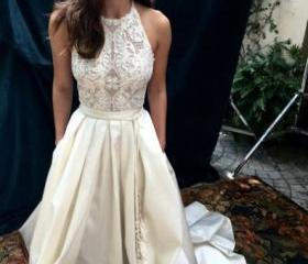 Modest Prom Dress,lace Prom Dress ,long Prom Dresses,evening Dress,sexy ...